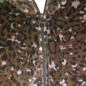 Coral Bay | Jackets & Coats | Coral Bay Plus Velour Leopard Print ...